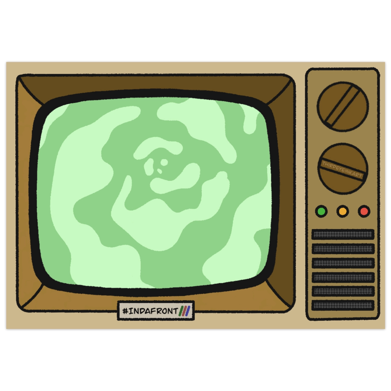 TV Portal Stickers (50 pcs.) - Indafront